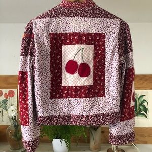 Jackets & Coats | Vintage Cherry Jacket | Poshmark